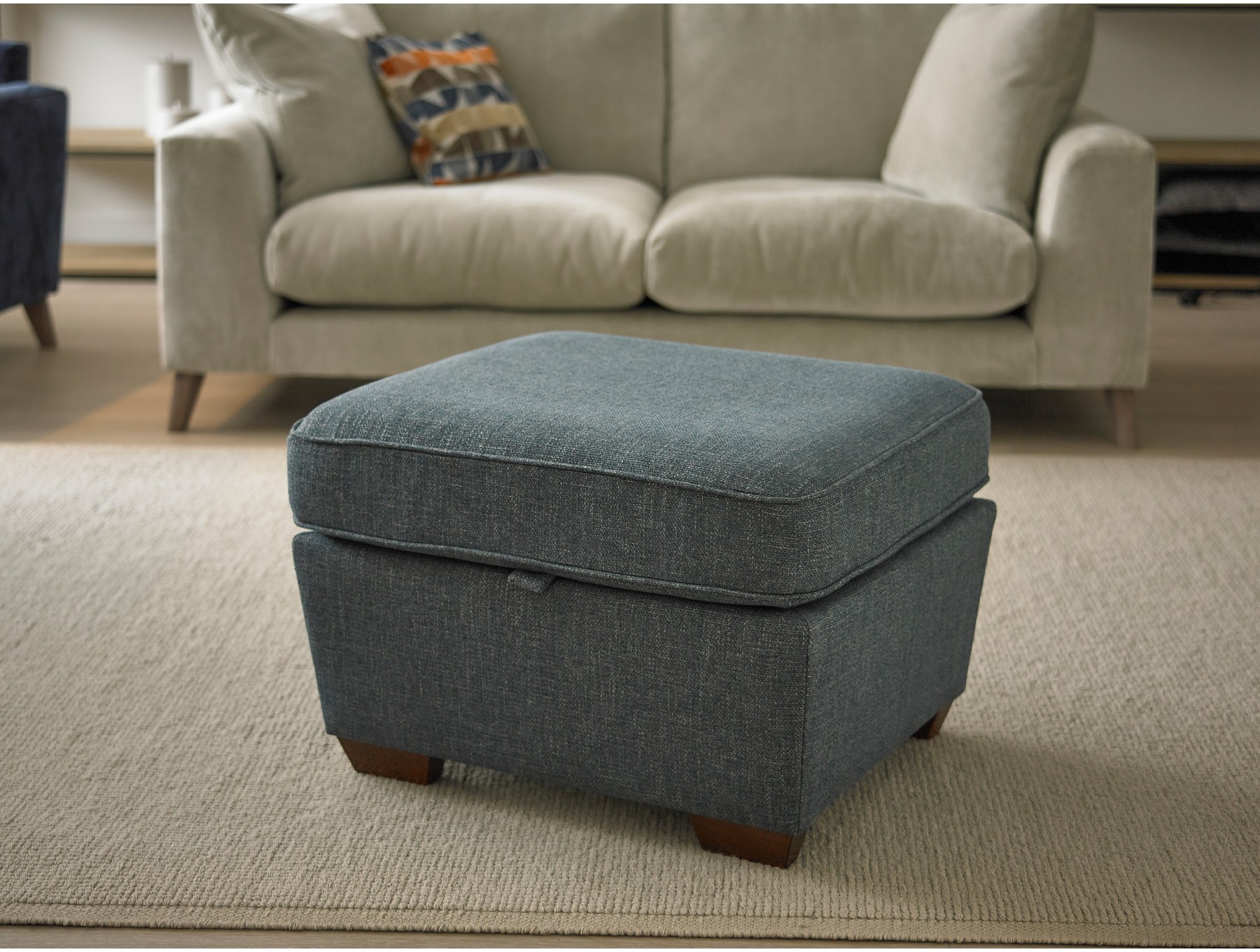 Malvern | Footstool with Storage | Holloways