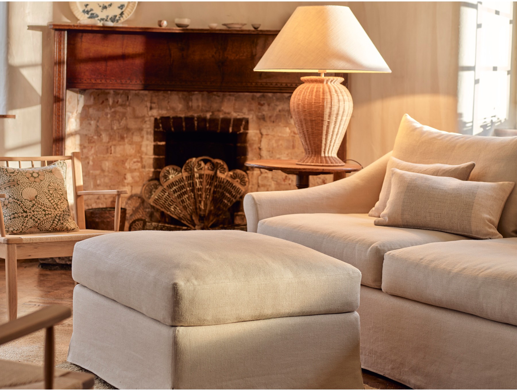 Neptune | Long Island Footstool | Furniture With Removable Covers ...
