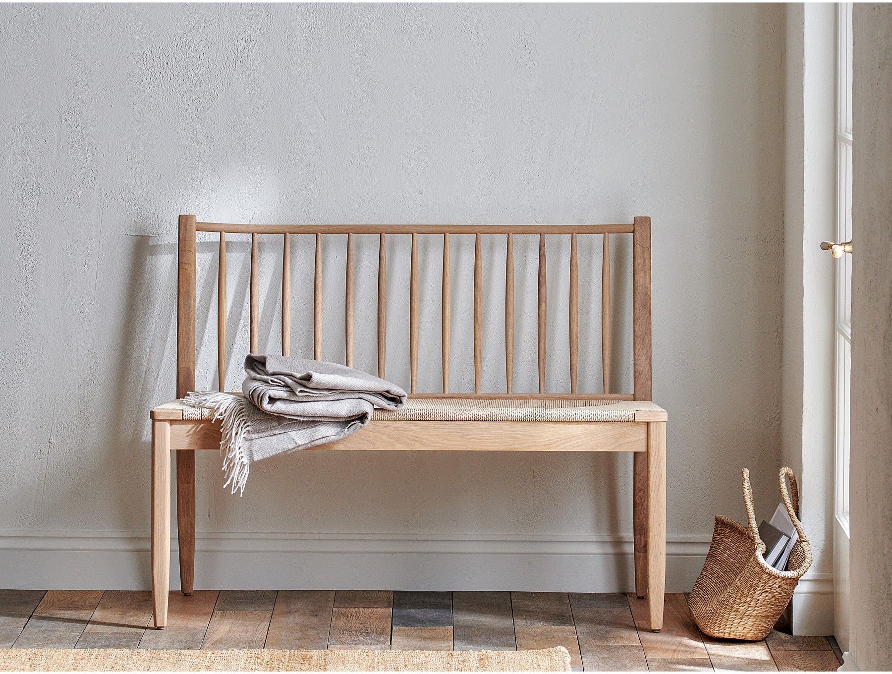 Neptune | Wycombe Oak Dining Bench | Holloways
