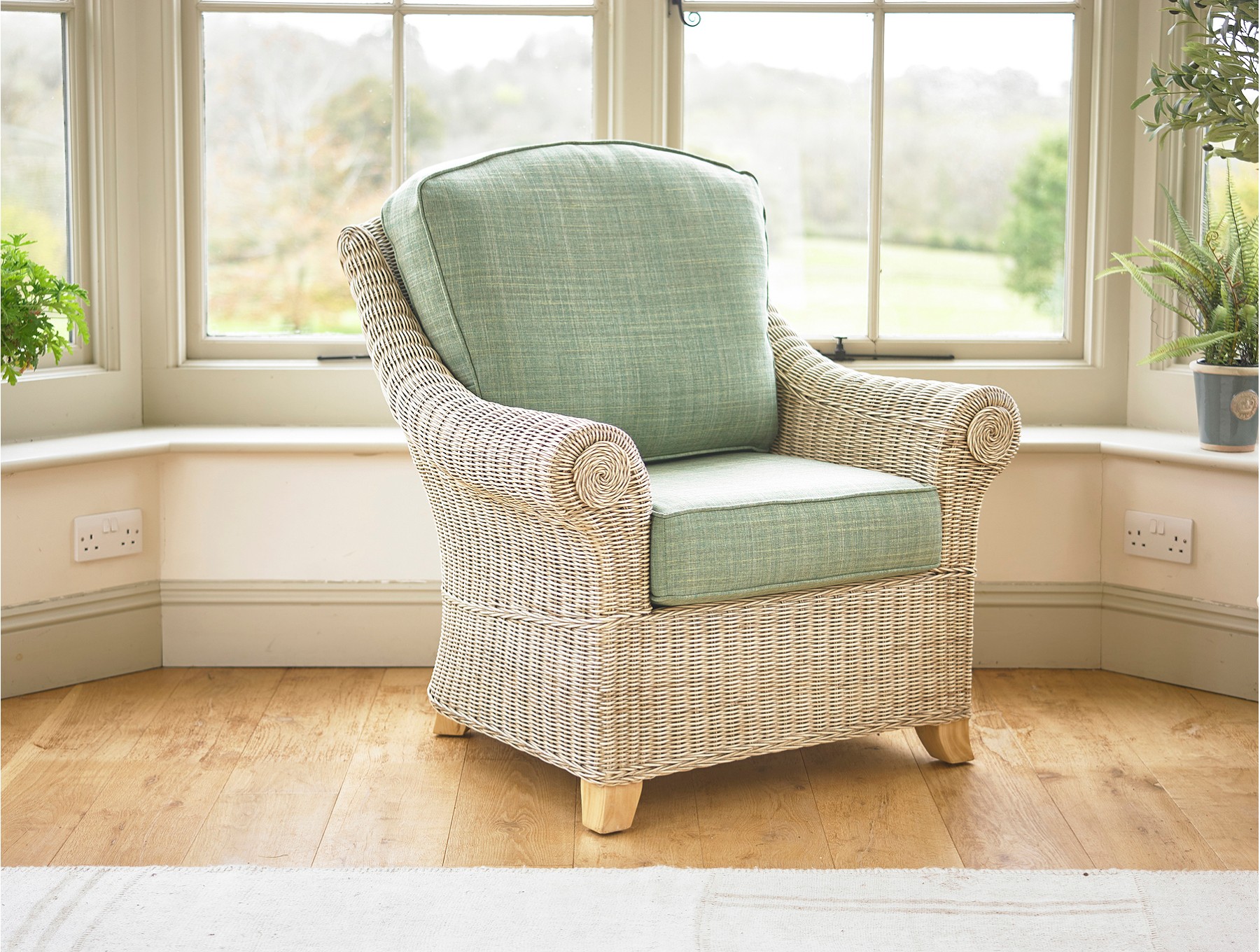 Rattan Conservatory Furniture | Rattan Armchair | Holloways