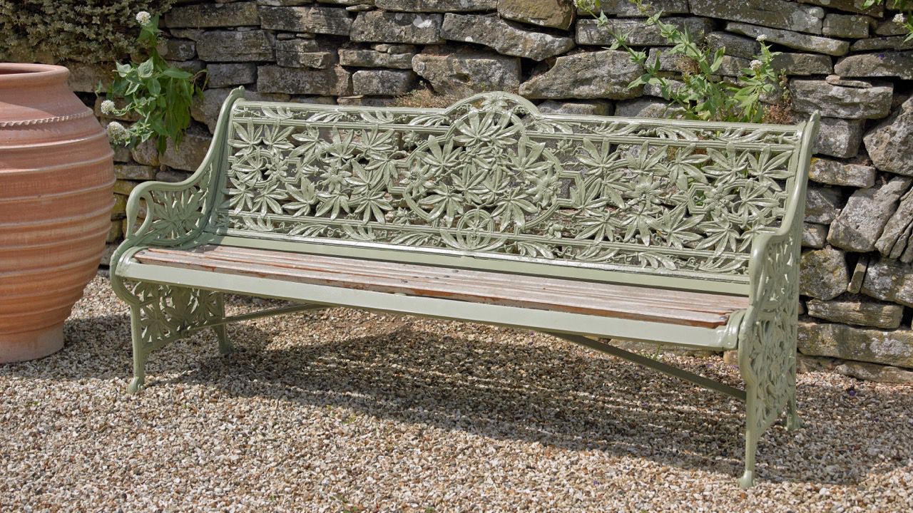 English Garden Benches | Wrought Iron Bench | Aluminium Bench | Teak ...